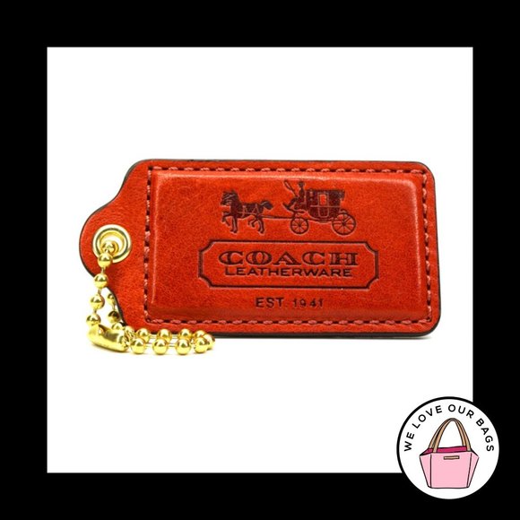 Coach | Accessories | Xl 3 Coach Leatherware 941 Archive Leather Fob ...
